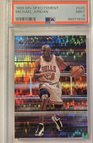 Michael Jordan 1999 SPx SPXCITEMENT #S20 PSA 9 | eBay