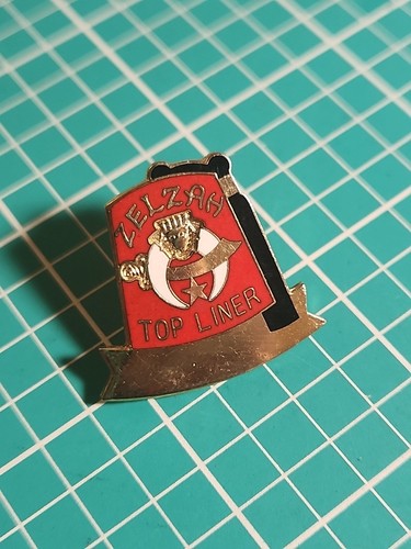 Vtg Freemason Masonic Shriner Zelzah Temple Fez Top Liner Gold Tone ...