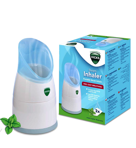 Vicks Steam Inhaler Portable With Pads Suitable During Cough Cold ...