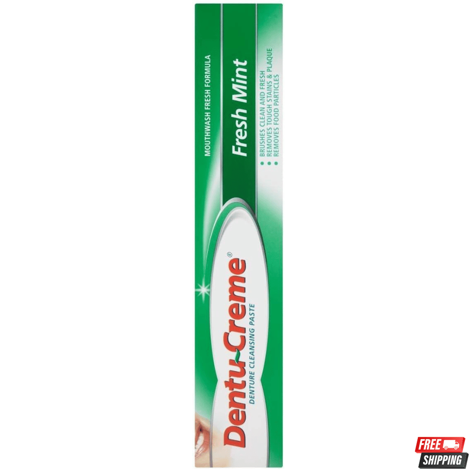 Dentu Creme Economy Toothpaste 75ml Denture Cleansing Paste Fresh Mint ...
