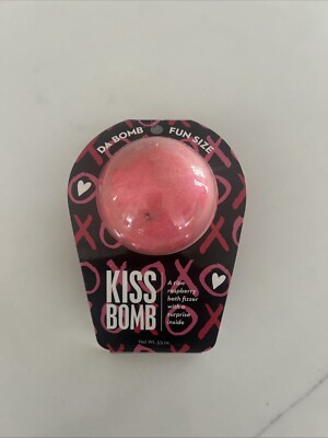 New Kiss Bath Bomb Ripe Raspberry Fizzer with Surprise Inside | eBay