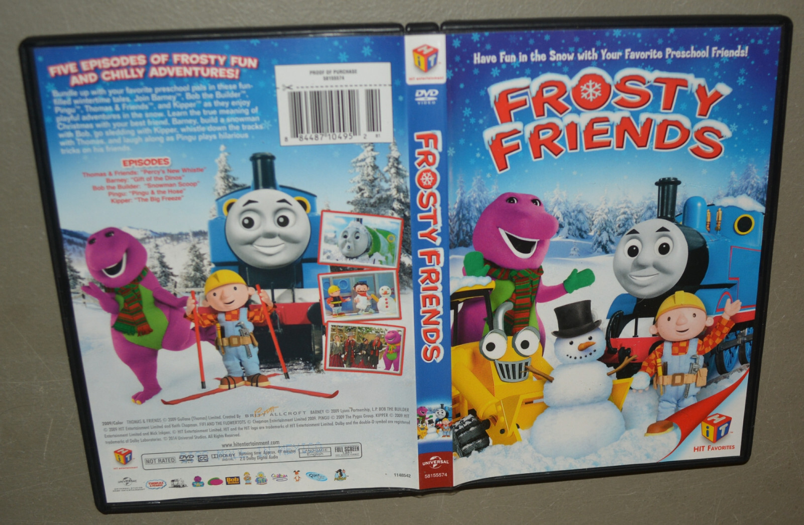 DVD - Frosty Friends - Thomas & Friends, Barney, Bob the Builder, Pingu ...