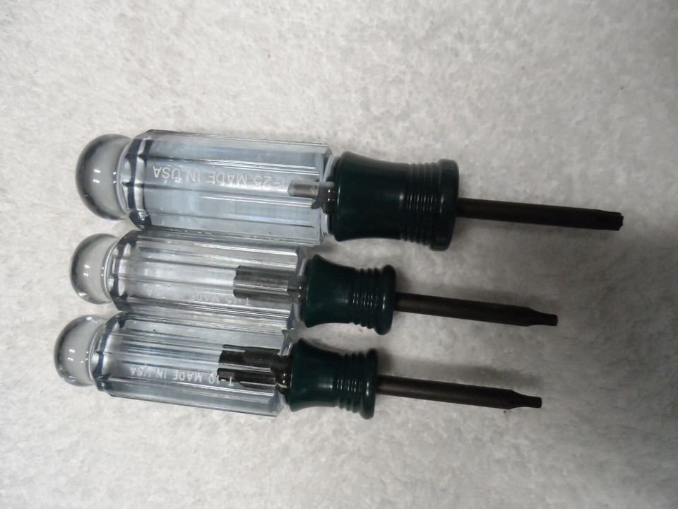 Craftsman Torx Stubby Screwdriver Set, made in USA (T10, T15, T25) - 3 ...