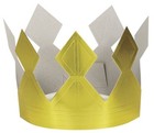 Novelty Majestic King Queen Gold Crown Hat Kid Children Dressing Up ...