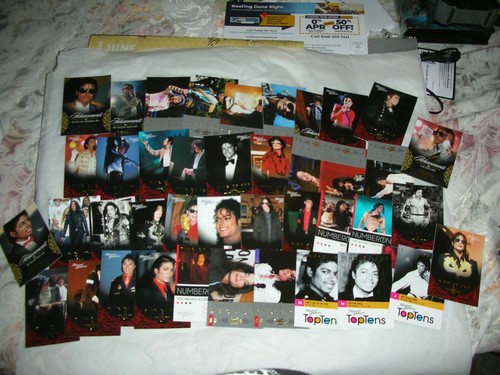 SINGER MICHAEL JACKSON CARD LOT | eBay