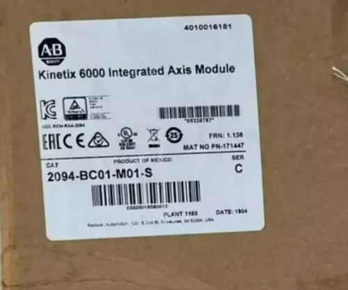 NEW Allen-Bradley 2094-BC01-M01-S Kinetix 6000 Integrated Axis Module ...