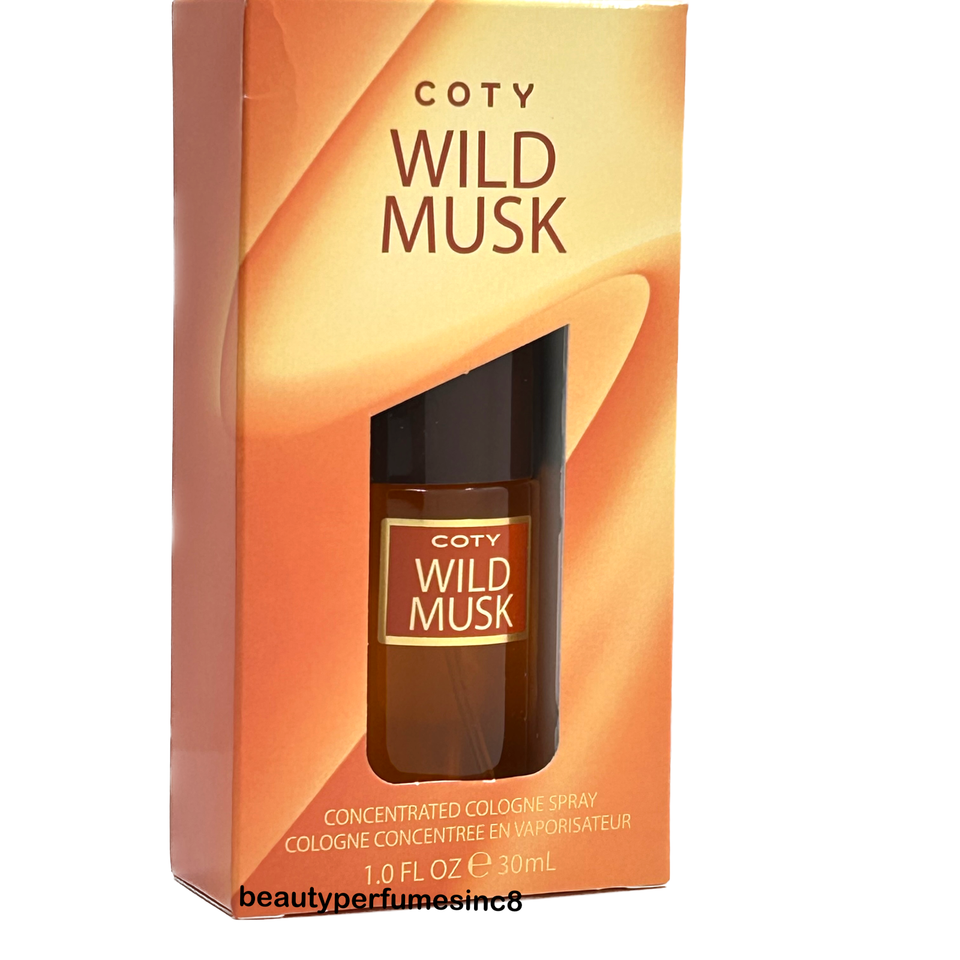 WILD MUSK by Coty Concentrate Cologne Spray 1 oz / 30 ml For Women New ...