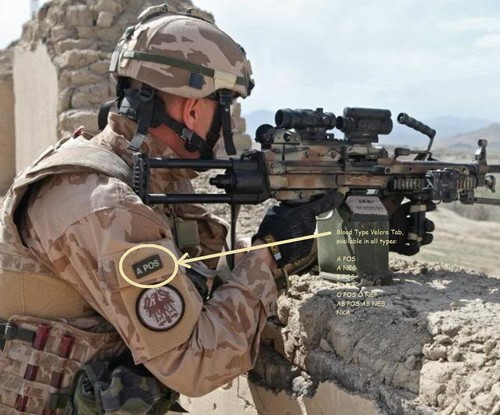 KANDAHAR WHACKER ISAF JSOC SP OPS SAS JTF2 KSK TAB: Blood Type "A POS ...