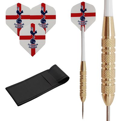 23g Tottenham Hotspur Brass Darts Set, Standard Shape Flights, Stems ...