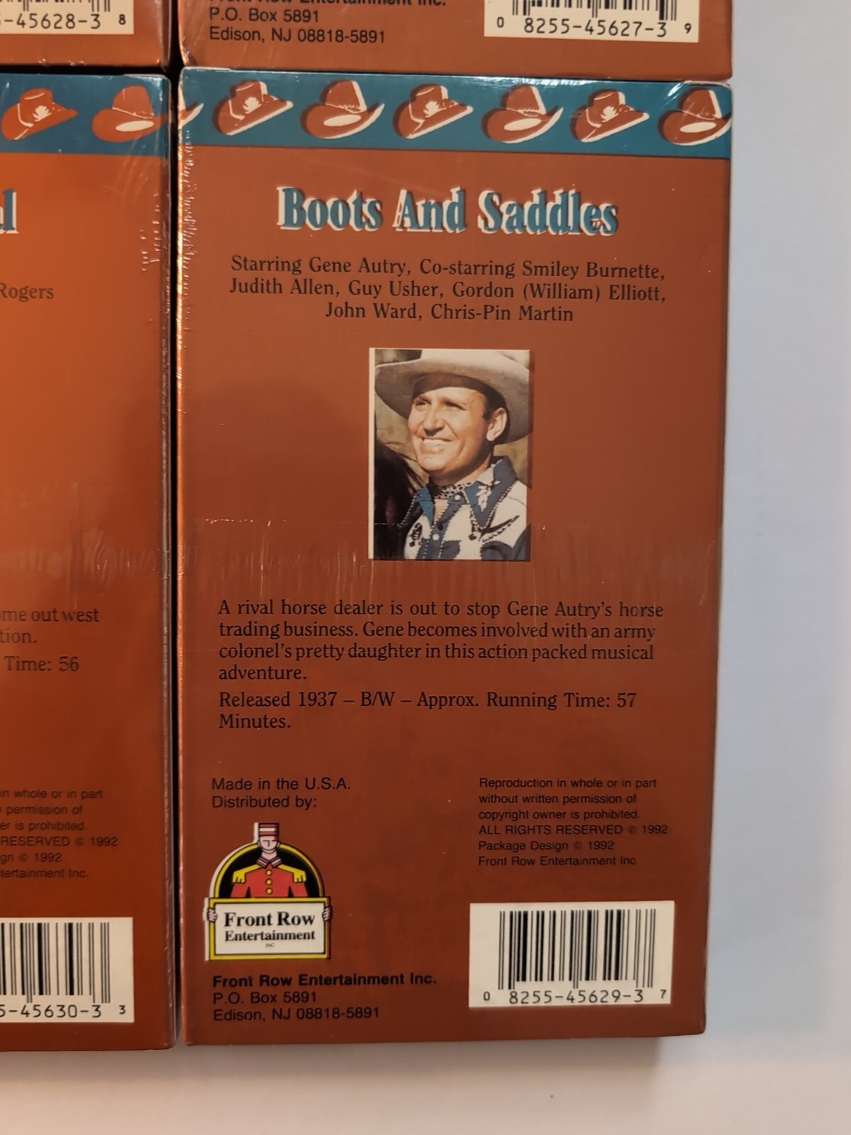 LOT OF 4 Vtg 90s SEALED VHS Gene Autry 1930s Singing Cowboy NM-Mint ...