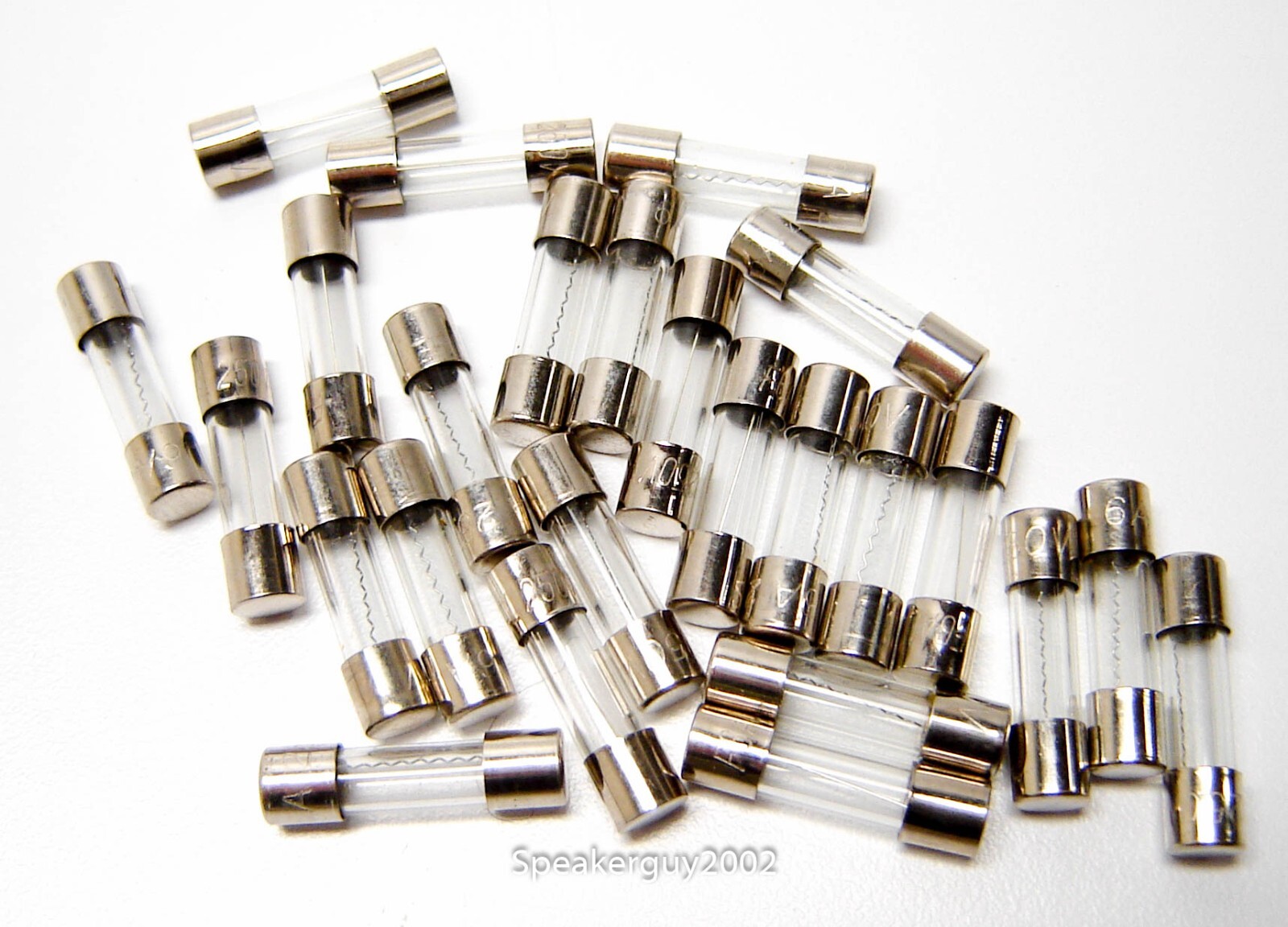 25 Pieces / 6A - 250V / 20X5mm GMA Slo-Blo Glass Fuse | eBay