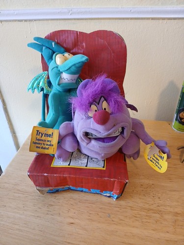 1996 Hercules Panic & Pain Disney Mattel Plush Talking Shaking VTG NEW ...