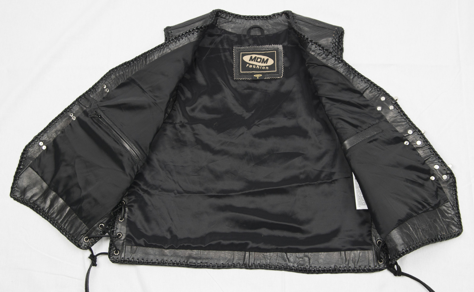 Rocker Lederweste, Bikerweste, Lederkutte, Kutte, Chopperweste | eBay