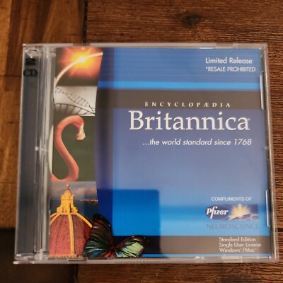 Encyclopedia Britannica PC CD ROM - FREE POST * | eBay
