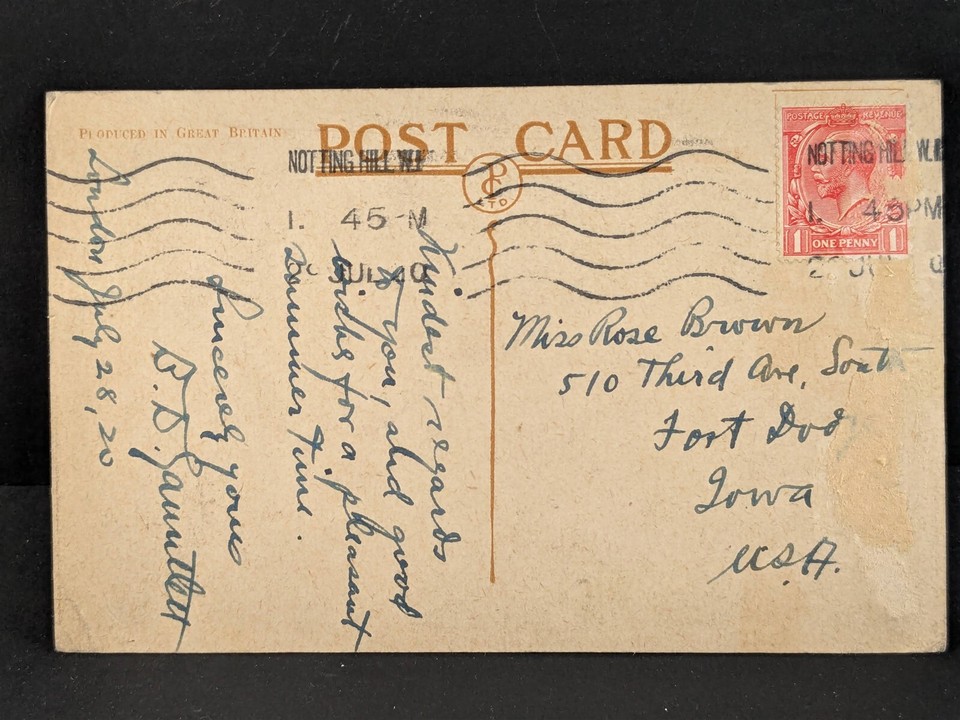 London England Ludgate Circus 1920 RPPC Postcard | eBay