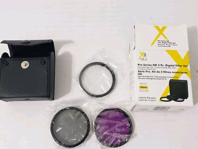 Xit Photo Pro Series HD 3 piece Digital Camera Filter Set 52mm New Open ...