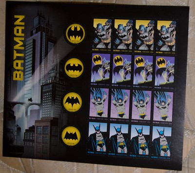 Batman 75 Years 2014 stamp sheet USPS RARE UNUSED | eBay
