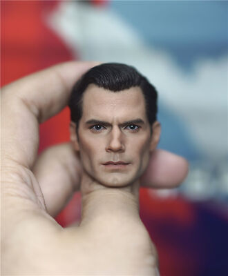 1:6 Scale BVS Superman Clark Kent Head Sculpt Carved Model For 12" Male ...