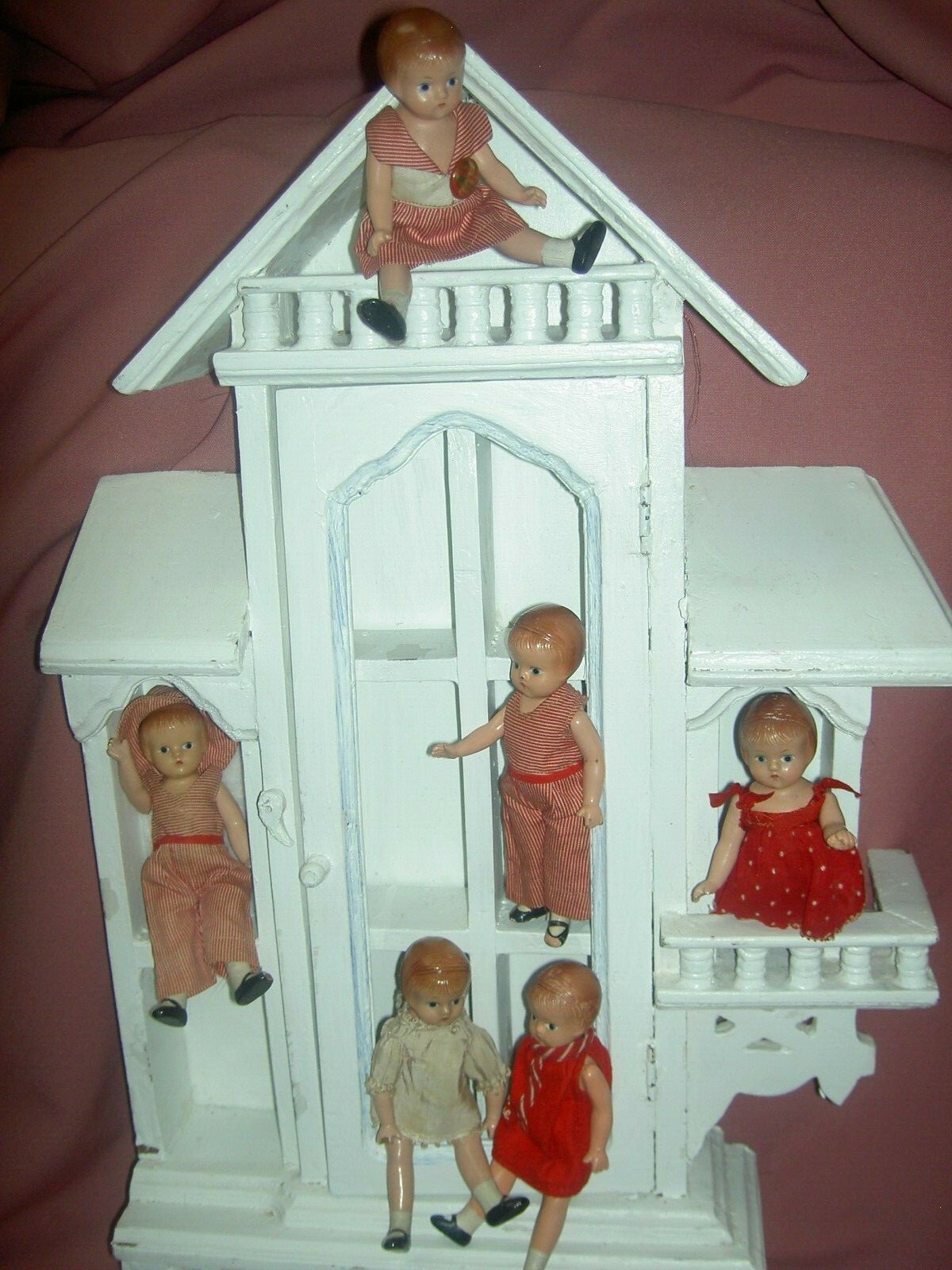 PAIR, original 1935 composition, Effanbee, Wee Patsy dolls, excellent ...