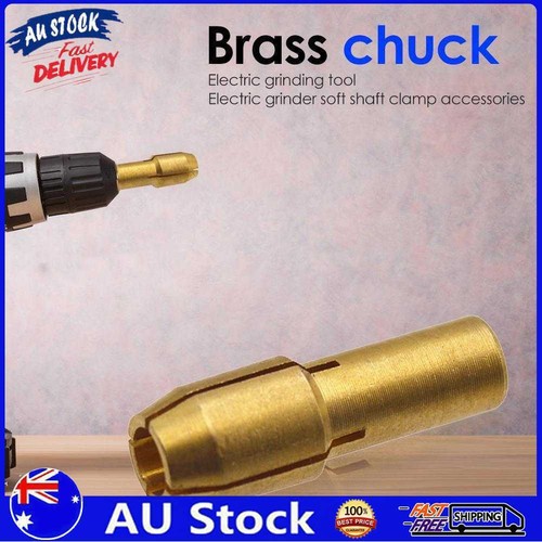 AU 10pcs 0.5-3.2mm Brass Mini Drill Chucks Collet with Nut Kits ...