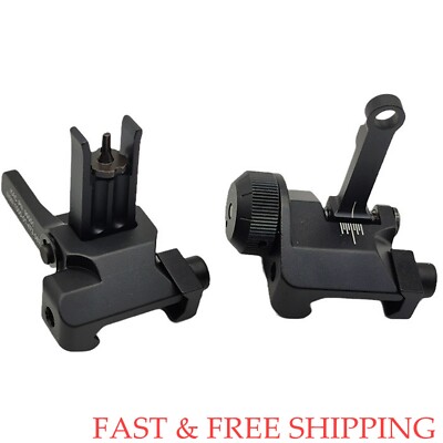 KAC300 Sights Metal Foldable Front&Rear Sight Mechanical Direct Mount ...