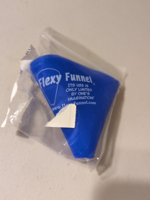 Flexy Funnel 2pc Flexible Funnel Blue | eBay