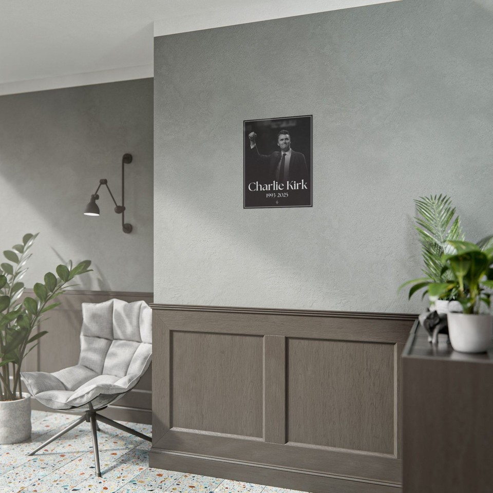 Charlie Kirk Poster, RIP Charlie Kirk 1993 - 2025 Poster, Memorial ...