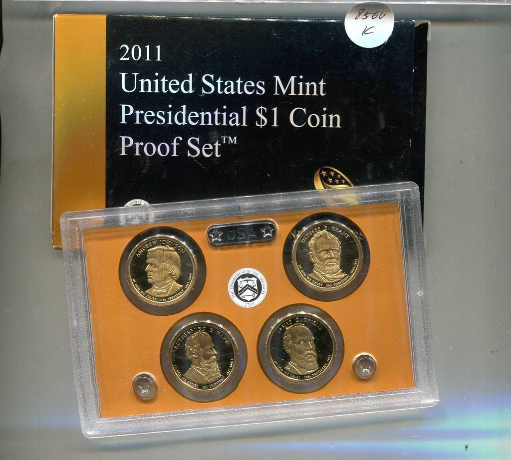 2011 S PRESIDENT 4 COIN PROOF SET ORIGINAL GOVERNMENT BOX AND COA | eBay