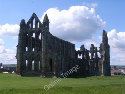 Photo 6x4 Whitby Abbey (and visiting bird) Whitby/NZ8910 c2009 | eBay UK