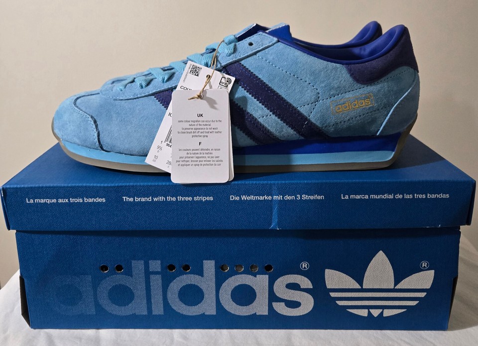 New Mens Adidas Originals Country Japan Premium Nubuck Shoes Sz. 10 ...