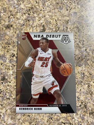 Kendrick Nunn 2019-20 Mosaic Rookie NBA Debut Base Card #268 | eBay