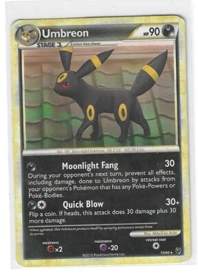 Pokémon TCG Umbreon HS-Undaunted 10/90 Regular Exclusive | eBay