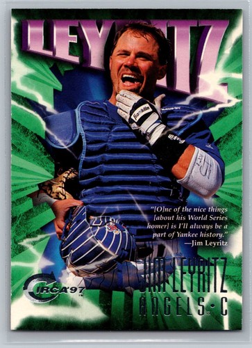 Jim Leyritz 1997 Circa BASEBALL #353 Anaheim Angels | eBay