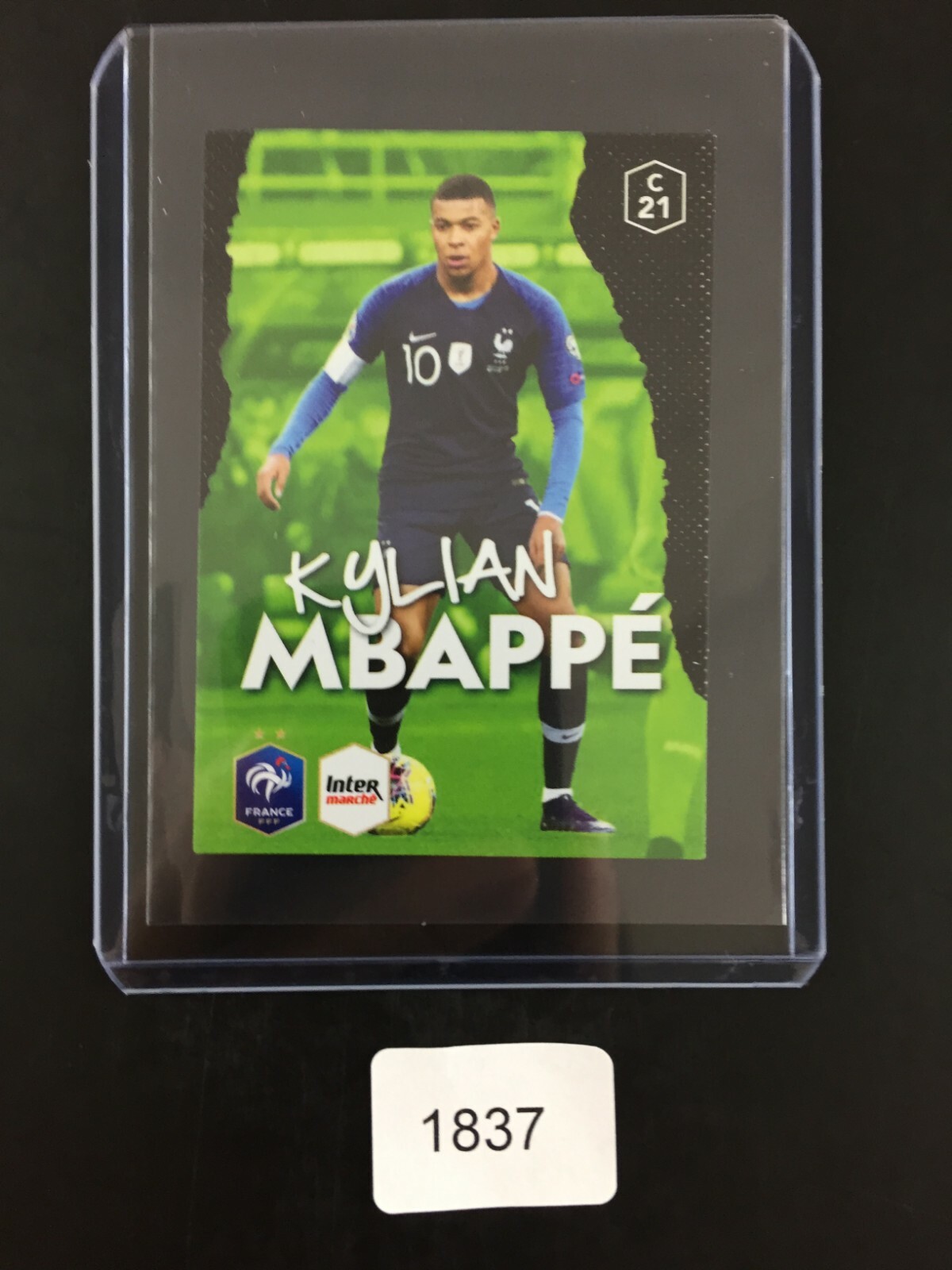 Kylian Mbappe Rookie Card Panini Euro 2020 #C21 / Intermarché. | eBay