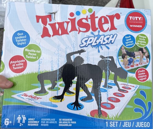 Hasbro Twister Splash Water Game for Kids – Backyard Sprinkler Outdoor ...
