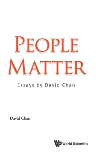 People Matter: Essays By David Chan by David Chan NEW BOOK ...