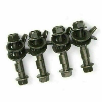 4PCS 14mm Steel Car Wheel Alignment Adjustable Camber Bolts 10.9 ...