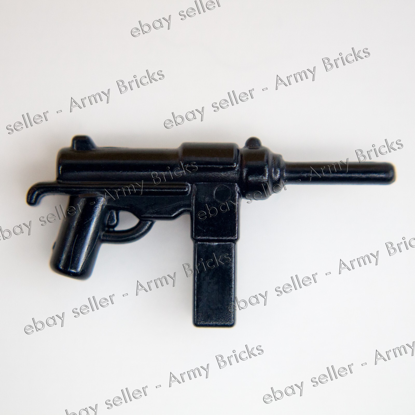 WW2 M3 Grease Gun SMG for minifigs • CUSTOM TOY Bricks • Black | eBay