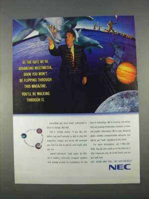 1996 NEC Computer Systems Ad - Advancing Multimedia | eBay