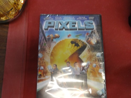 Pixels DVD Sealed 2015 Kevin James Adam Sandler Peter Dinklage Sci-Fi ...