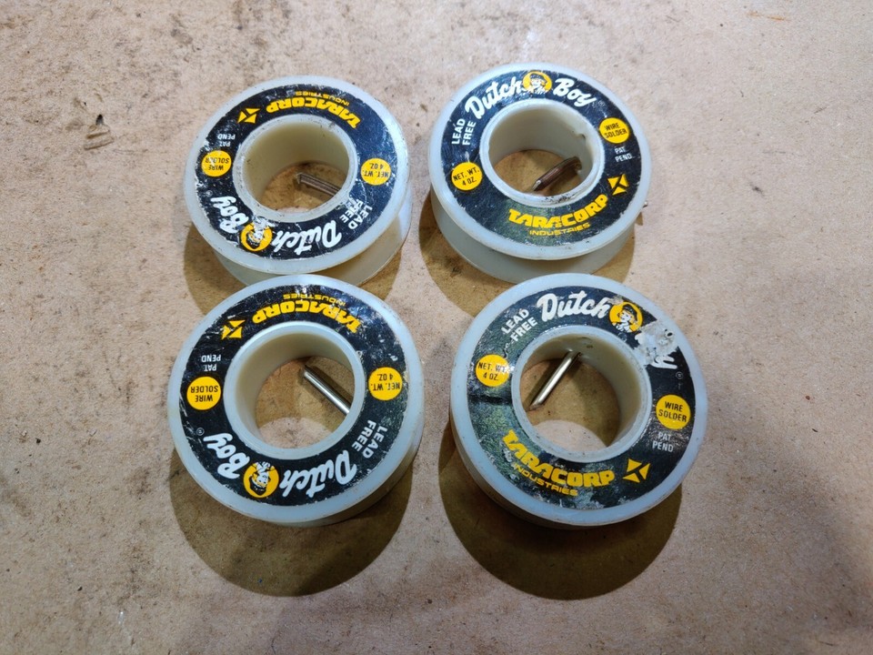 Lot of 4, Dutch Boy Wire Solder, General. Purpose, 4 Oz, Free Shipping ...