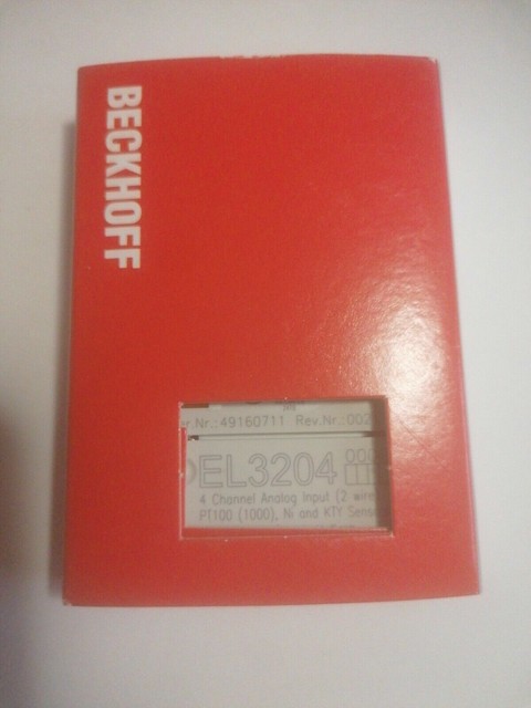 1pc Beckhoff EL3204 Analog Input Terminal Module for sale online | eBay