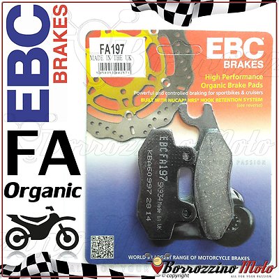 BREMSBELÄGE Vorderen Organisch EBC FA197 KYMCO PULSAR 125 2001 - 2005 ...