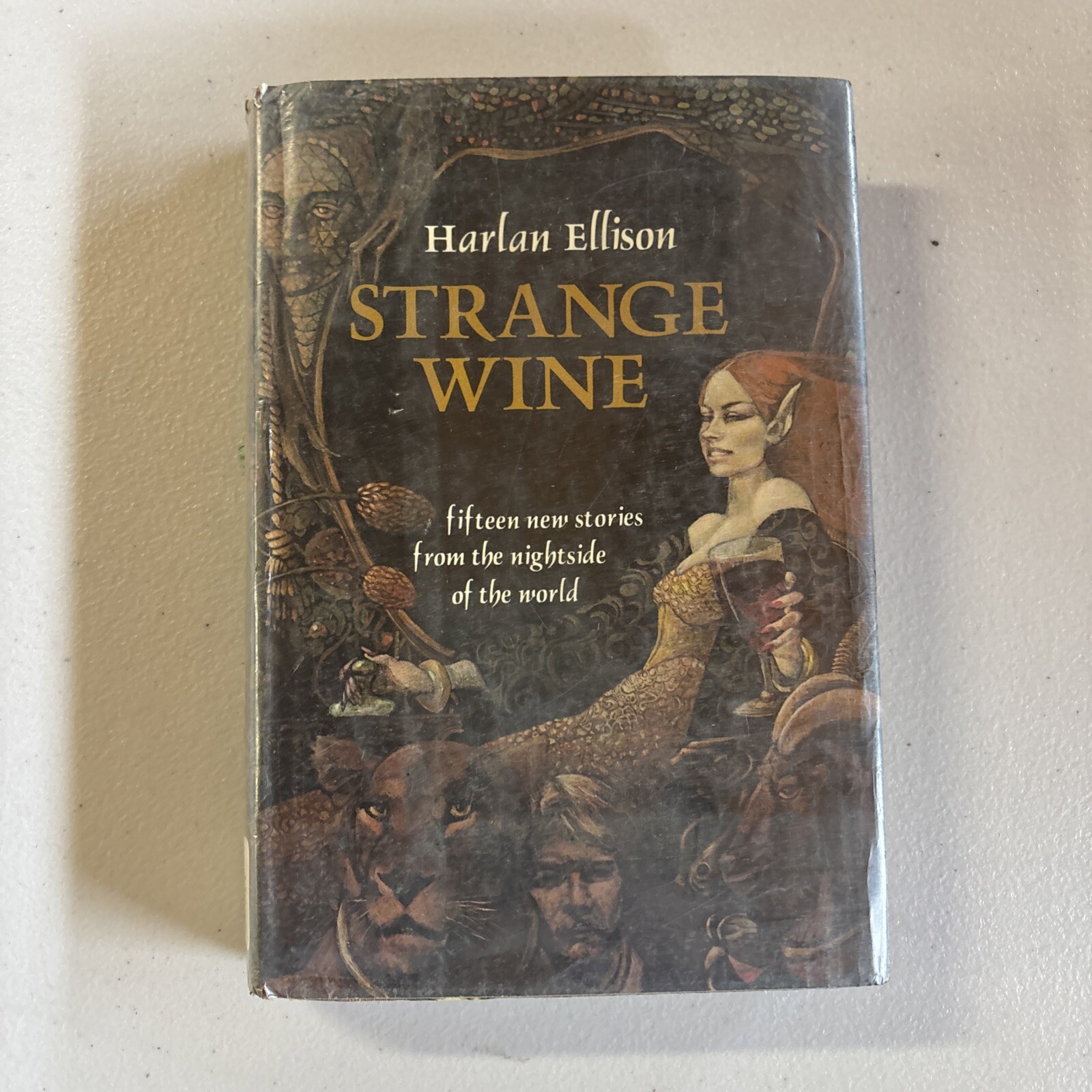 Strange Wine Harlan Ellison 1978 1st Edition HC/DJ Fantasy Ex Library ...