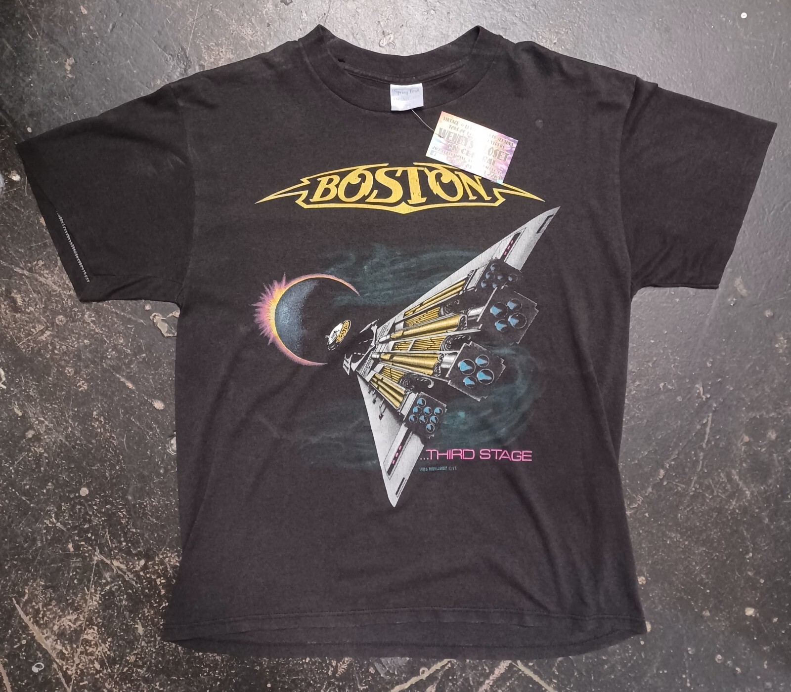 Vintage 1987 Boston Third Stage Concert Canadian L To… - Gem