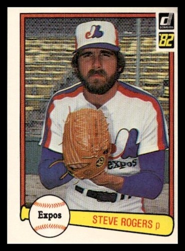 1982 Donruss #36 Steve Rogers Montreal Expos Baseball card | eBay