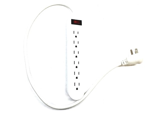 Intertek 15A 125VAC 60Hz 1875W 6 Outlet Power Strip 5009873 [Lot of 3 ...