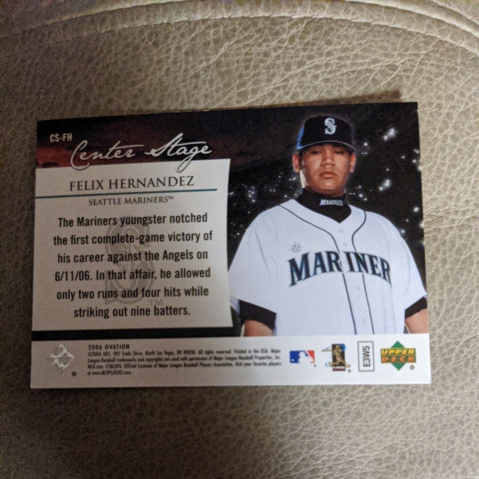 2006 Upper Deck Ovation Center Stage Felix Hernandez #CS-FH Mariners | eBay