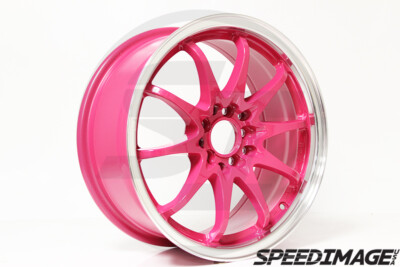 ROTA FIGHTER 10 WHEELS PINK POLISH LIP 16X7 +40 5X100 5X114.3 TC RSX ...