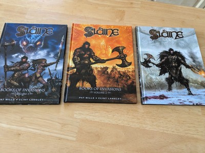 Slaine Books Of Invasion (2000Ad) , Volumes 1 - 3 , Like New Hardbacks ...